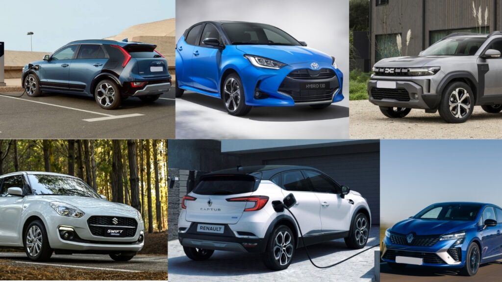 Los coches híbridos más baratos para 2025